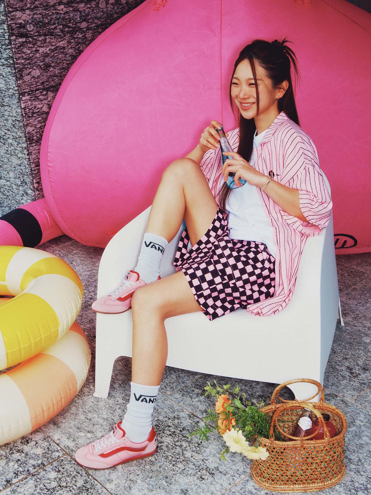 RIROO ウィメンズ DOG チェッカーショーツ| VANS（ヴァンズ）公式ストア